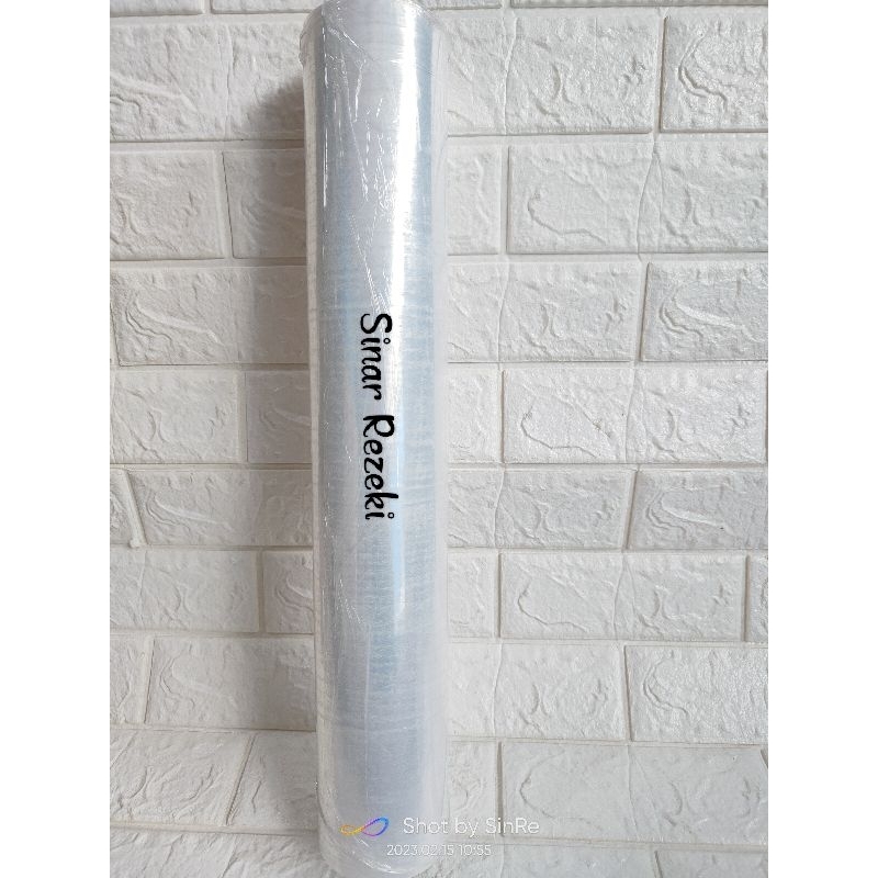 Jual 1 gulung!! lebar 50cm!! Plastik wrap wrapping/plastik pembungkus ...
