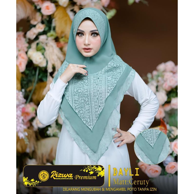 Jual dayli rizwa Khimar broklat terbaru dari rizwa | Shopee Indonesia