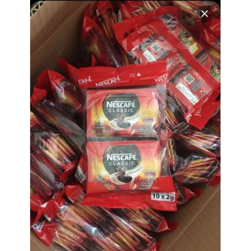 Jual Nescafe classic kopi instant isi 10 sachet | Shopee Indonesia