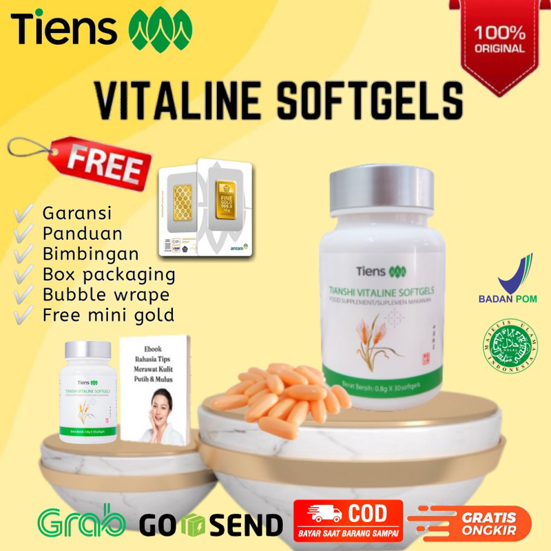 Jual Pemutih Seluruh Tubuh Ampuh Terbaik / Vitaline Softgel Original ...