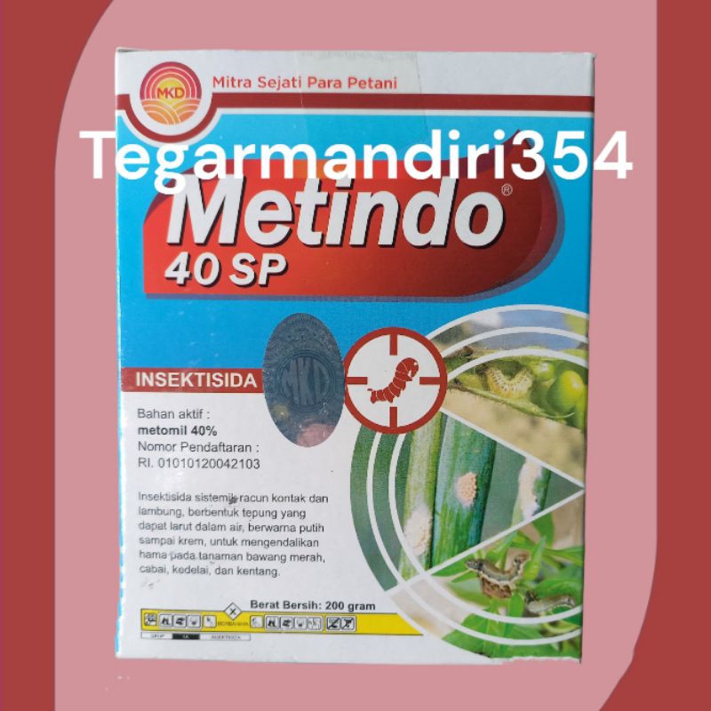 Jual INSEKTISIDA METINDO 40SP 200GRAM Racun ulat dan telur metindo 40sp ...