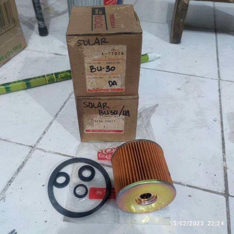Jual ASLI ORIGINAL saringan guel filter minyak solar toyota truk da 2D ...
