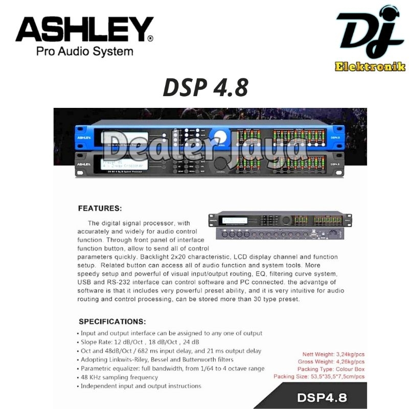 Jual Management / DLMS Ashley DSP 4.8 / DSP4.8 - 4 in 8 out | Shopee Indonesia