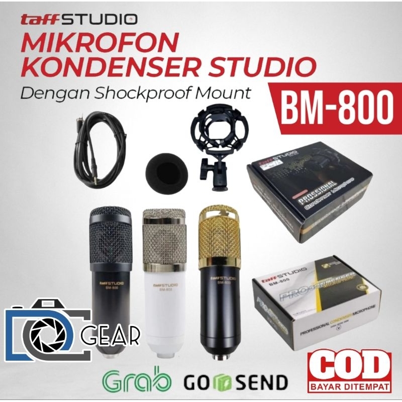 Jual Microphone Mikrofon Condenser BM-800 / BM-8000 / Bm-900 Taffstudio ...