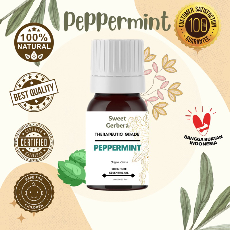 Jual 10 ML | Sweet Gerbera Peppermint Natural Alami Aman Untuk Bayi ...