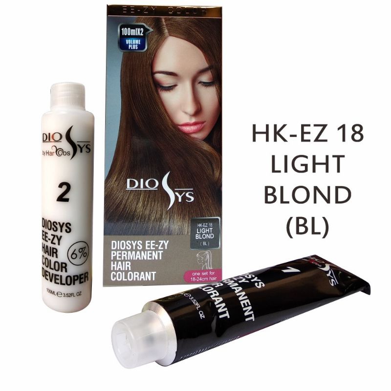Jual cat rambut hair color Diosys 100ml dan 45ml col. Light Blond ...