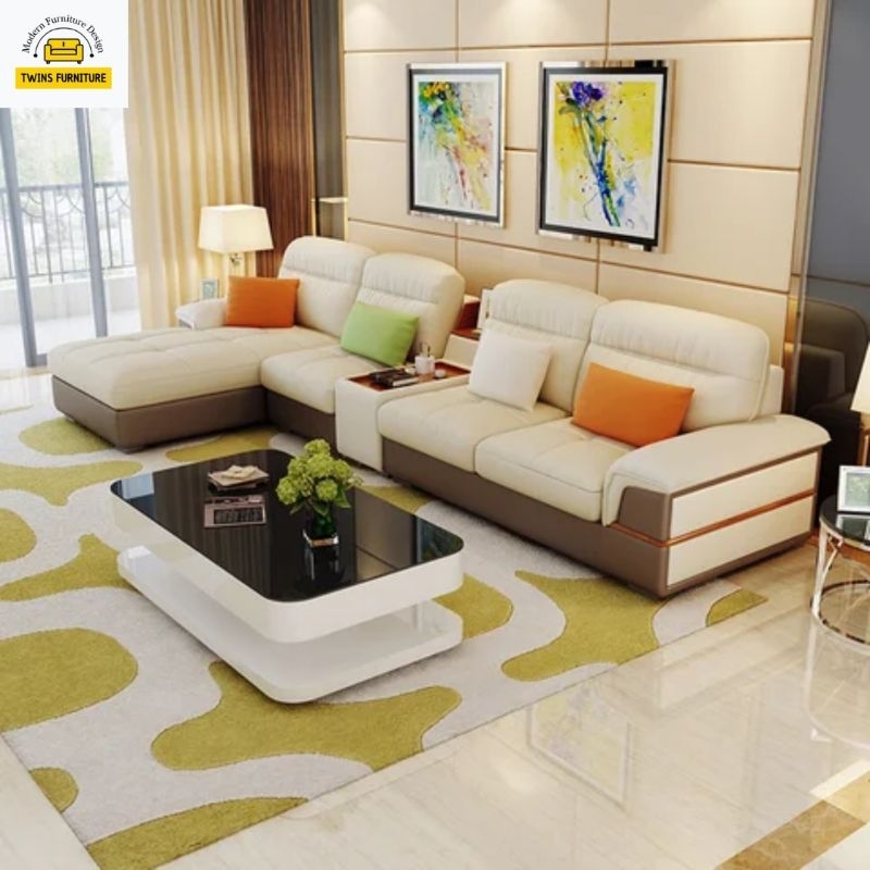 Jual sofa furniture ruang tamu keluarga minimalis model baru | Shopee ...
