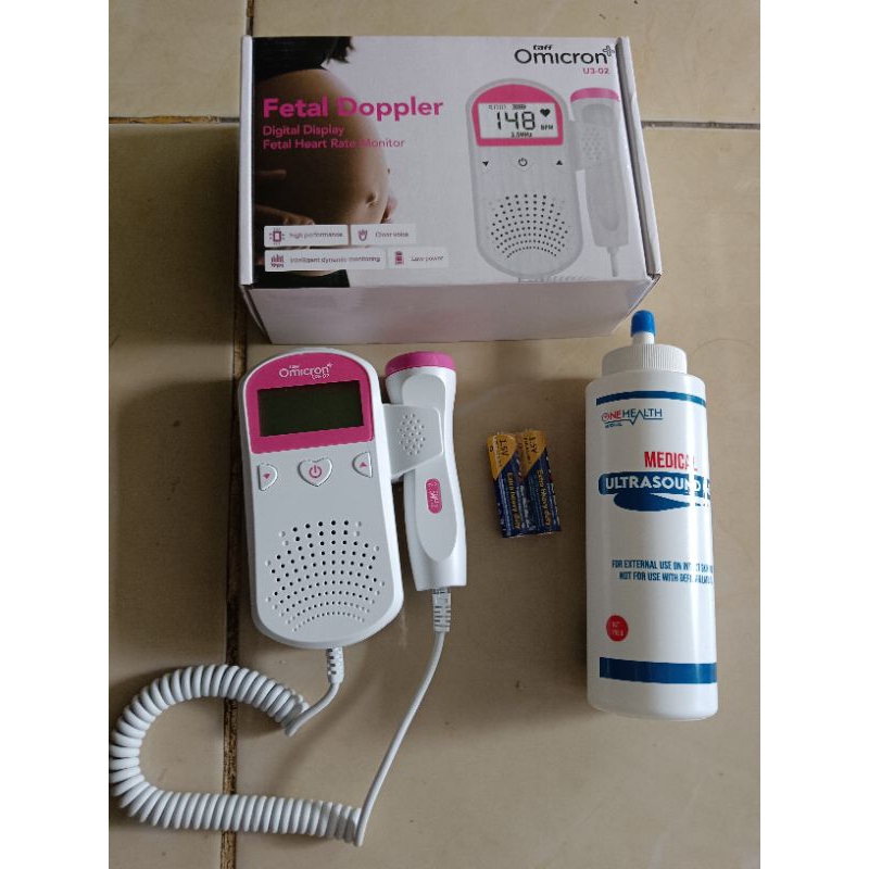 Jual Doppler Fetal + Gel Alat Pendeteksi Denyut Jantung Janin Bayi Baby ...