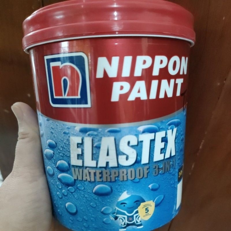Jual 1 Kaleng Cat Elastex Nipon 1KG waterproof 3 in 1 cat lapisan anti ...