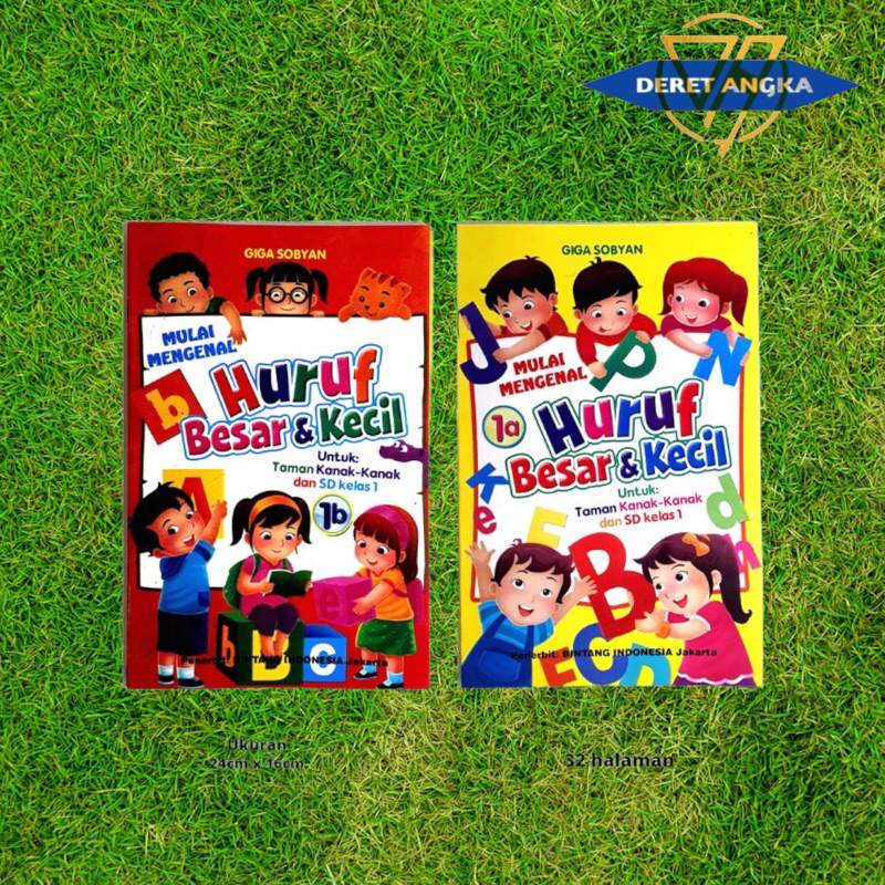 Jual PAKET HEMAT ISI 2 buku mulai mengenal huruf besar dan kecil untuk ...