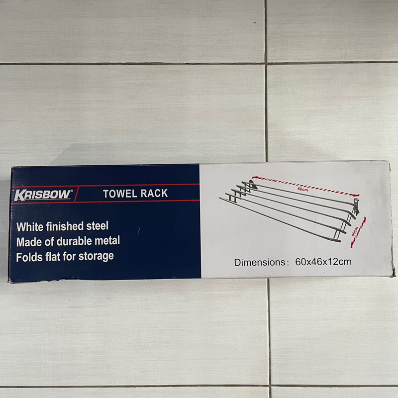 Jual NEW Krisbow Towel Rack | Jemuran Handuk Krisbow | Shopee Indonesia