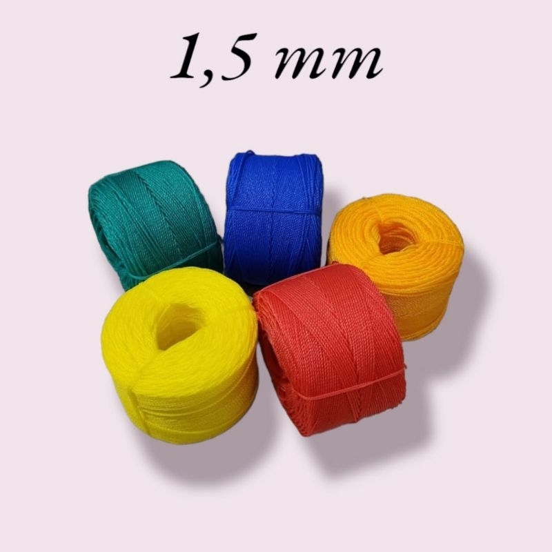 Jual Tali Tambang Kecil 1,5mm / Tambang PE 1,5mm per Roll/ Tali Lato Lato | Shopee Indonesia
