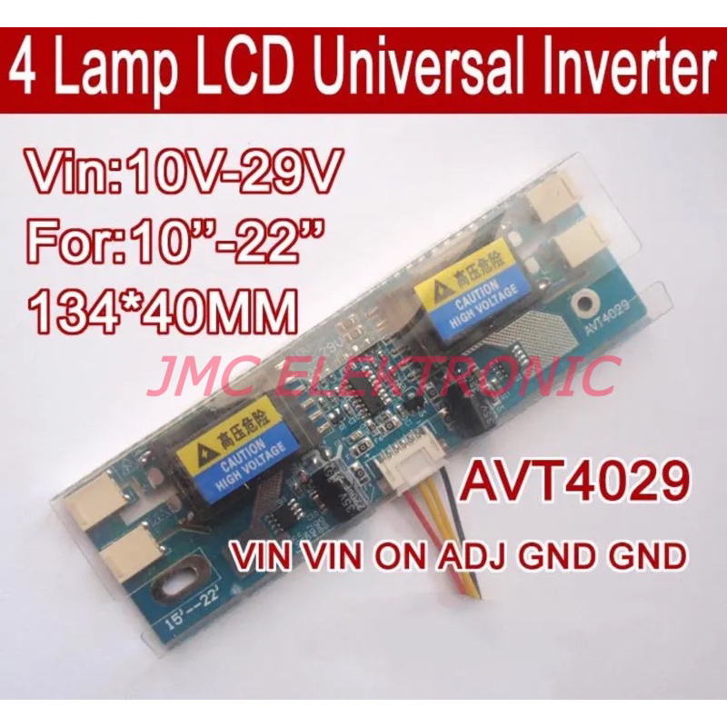 Jual INVERTER CCLF UNIVERSAL AVT4029 CCLF INVERTER LAMPU LCD AVT-4029 ...