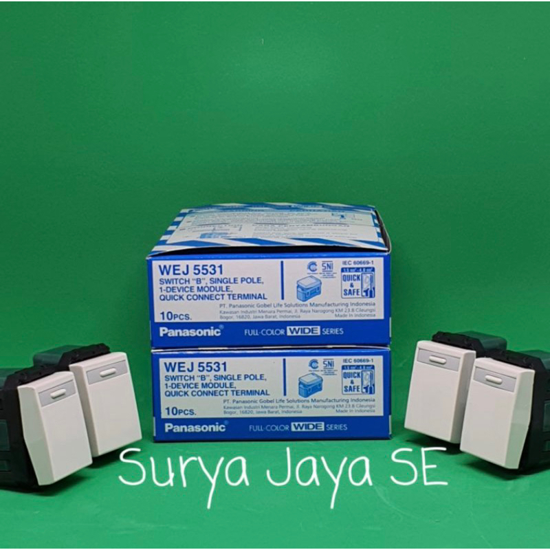 Jual Papan / Frame Panasonic Wide Series WEHJ 6801W 6802W 6803W ...