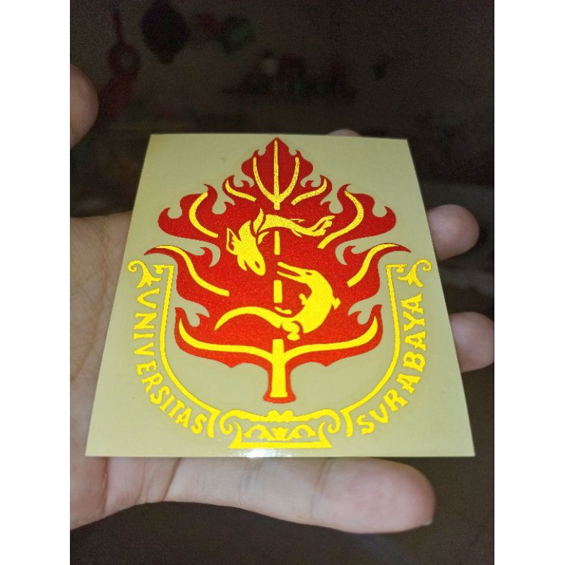 Jual Stiker UBAYA Universitas Surabaya 2 Warna Full Reflective | Shopee ...