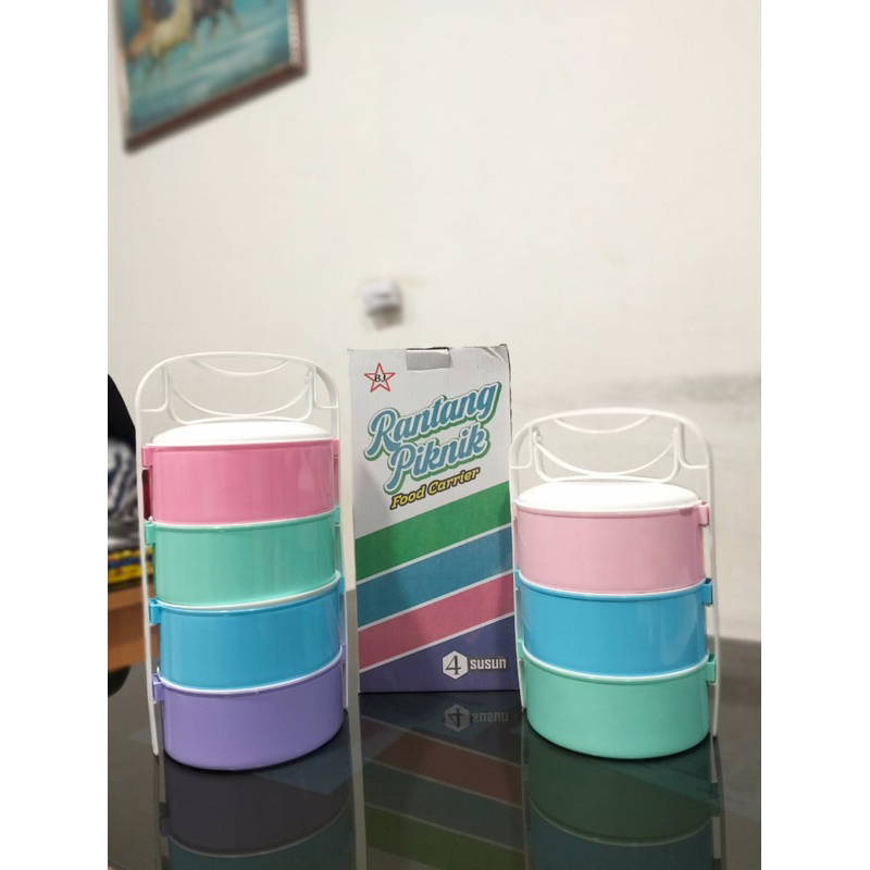 Jual Rantang Piknik, Rantang susun 4 BJ | Shopee Indonesia