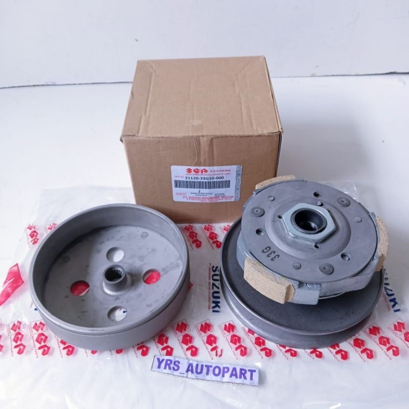 Jual Pully assy set Suzuki Spin 125 Skywave 125 Skydrive 125 Hayate asli SGP | Shopee Indonesia