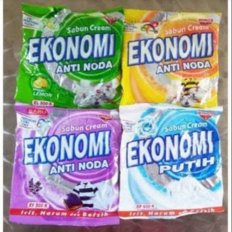 Jual Wings Ekonomi Sabun Detergent Colek 145g 500k [2000] 1 dus isi 30 ...