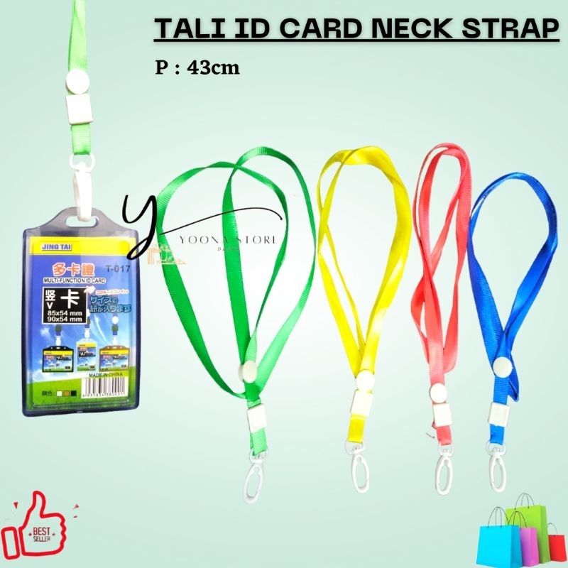 Jual TALI ID CARD/ GANTUNGAN ID CARD NECK STRAP -PCS | Shopee Indonesia