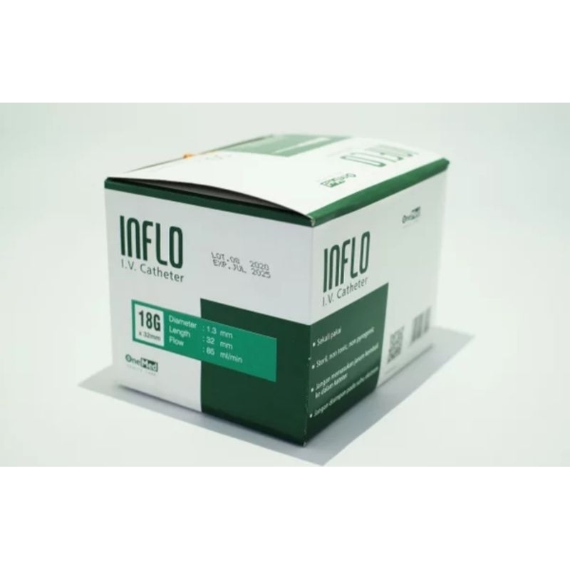 Jual Jarum Infus Inflo IV Catheter Abbocath Abocath 20G 26G Onemed ...
