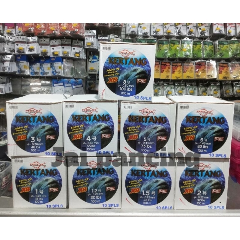 Jual SENAR PANCING PE KERTANG X8 100M relix nusantara | Shopee Indonesia