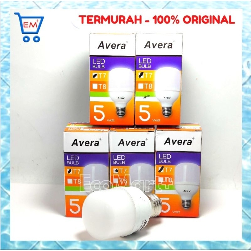 Jual Lampu 3 warna Putih-Kuning-Warm White LED 5w AVERA | Shopee Indonesia