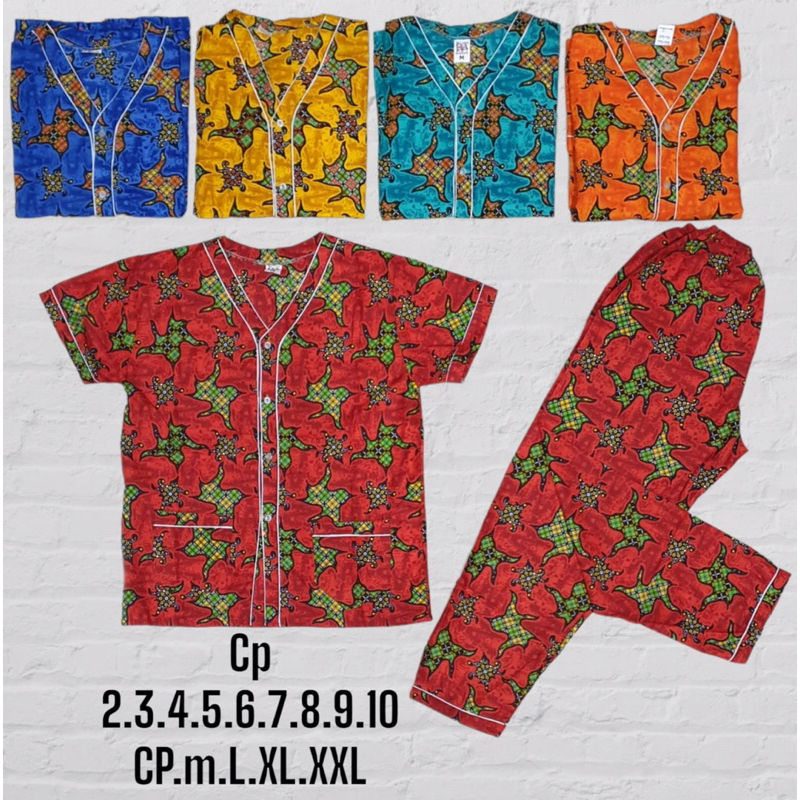 Jual Couple Batik Bagan Piyama & Model Trmpet | Shopee Indonesia