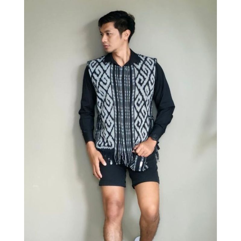 Jual VEST TENUN PRIA|ROMPI TENUN PRIA|OUTER TENUN | Shopee Indonesia