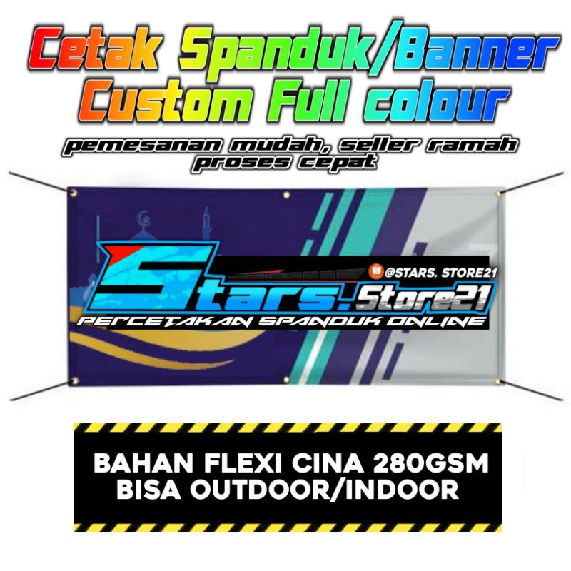Jual Spanduk custom / spanduk banner custom /cetak spanduk custom 1hari ...