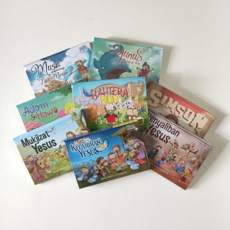 Jual Buku Pop Up Cerita Alkitab Daud Melawan Goliat | Shopee Indonesia