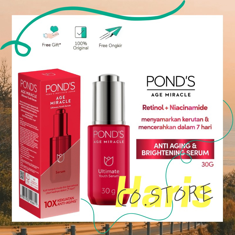 Jual Ponds Age Miracle Ultimate Youth Retinol & Niacinamide Anti Aging ...