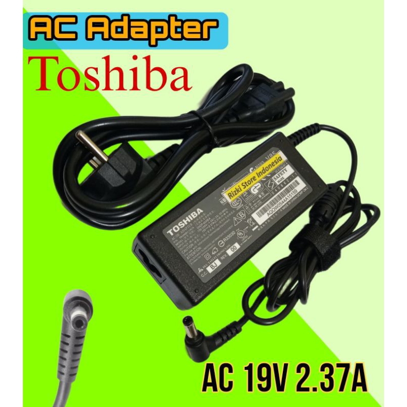 Jual Charger Laptop toshiba portege R930 R935 Z930 Z830 Z835 satellie T210 T230 19v 2.37A ...