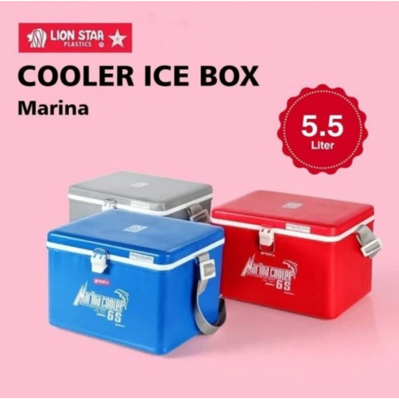 Jual Cooler Box/ Cool Box/ Termos Es Lion Star Marina 6s 5,5Liter | Shopee Indonesia