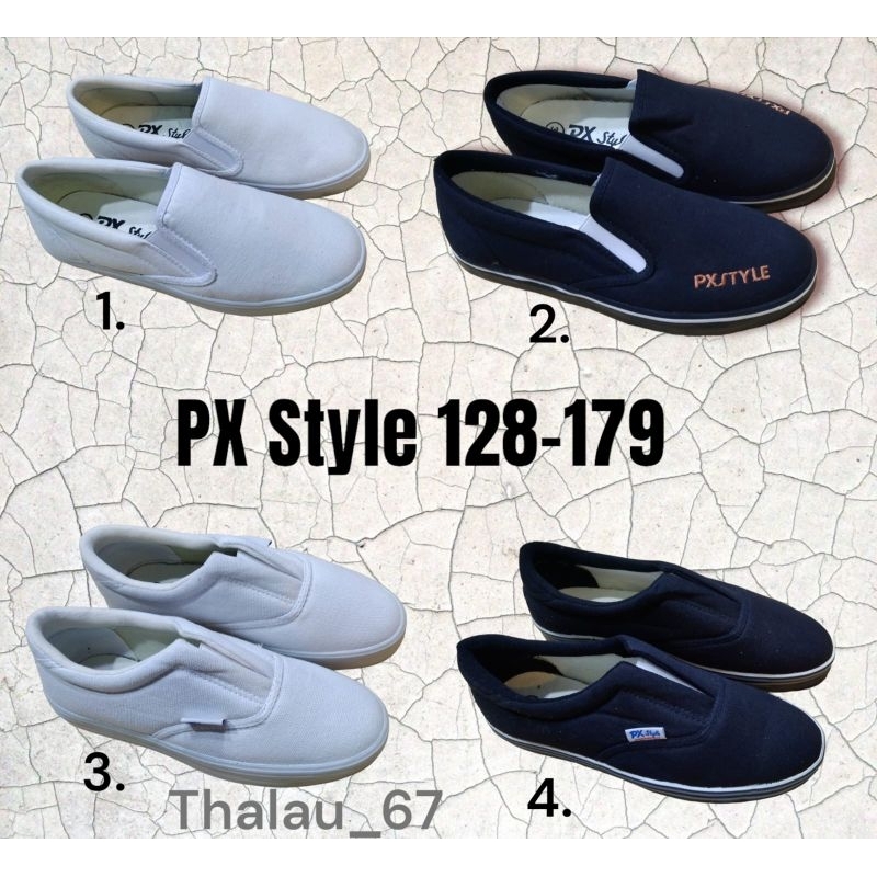 Jual SEPATU PX STYLE 128-179 SEPATU KERJA SLIP ON PRIA & WANITA BAHAN ...