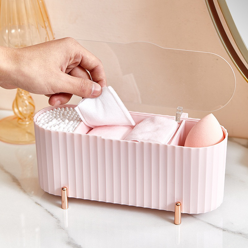 Jual Tempat kapas akrilik / tempat sponge makeup Tempat Penyimpanan ...