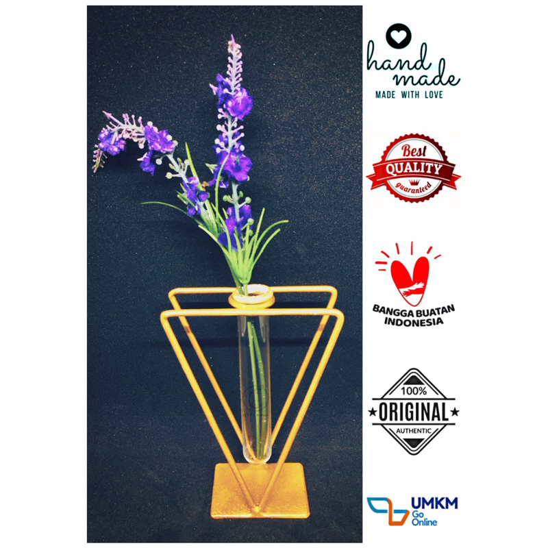Jual Stand Vas Bunga Nordic + Pot Kaca Hidroponik Aesthetic | Shopee ...