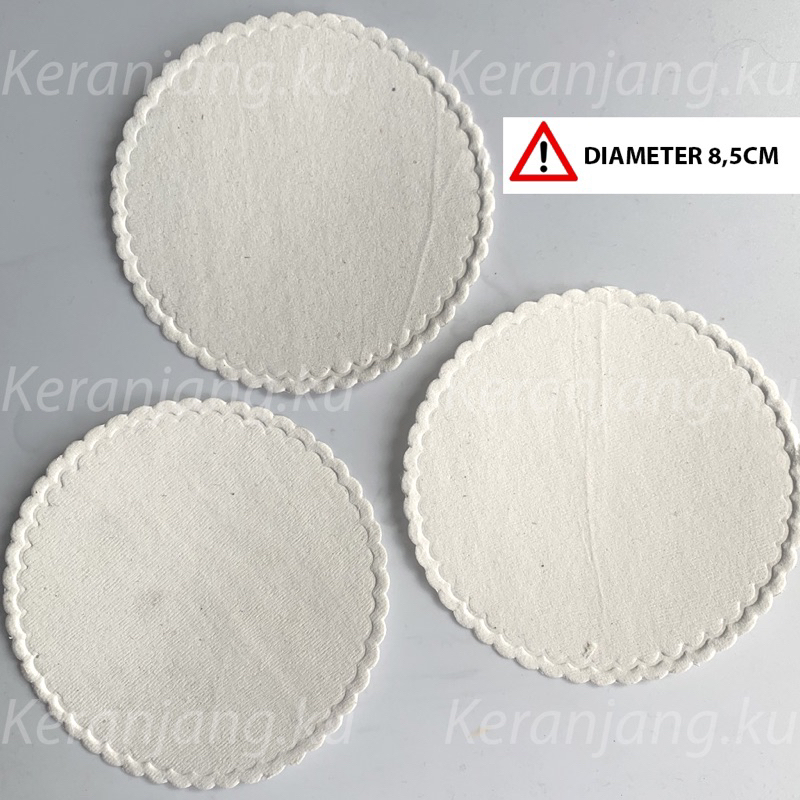 Jual Coaster Kertas / Tatakan Gelas hotel, Polos, custom - 1Set 500pcs ...