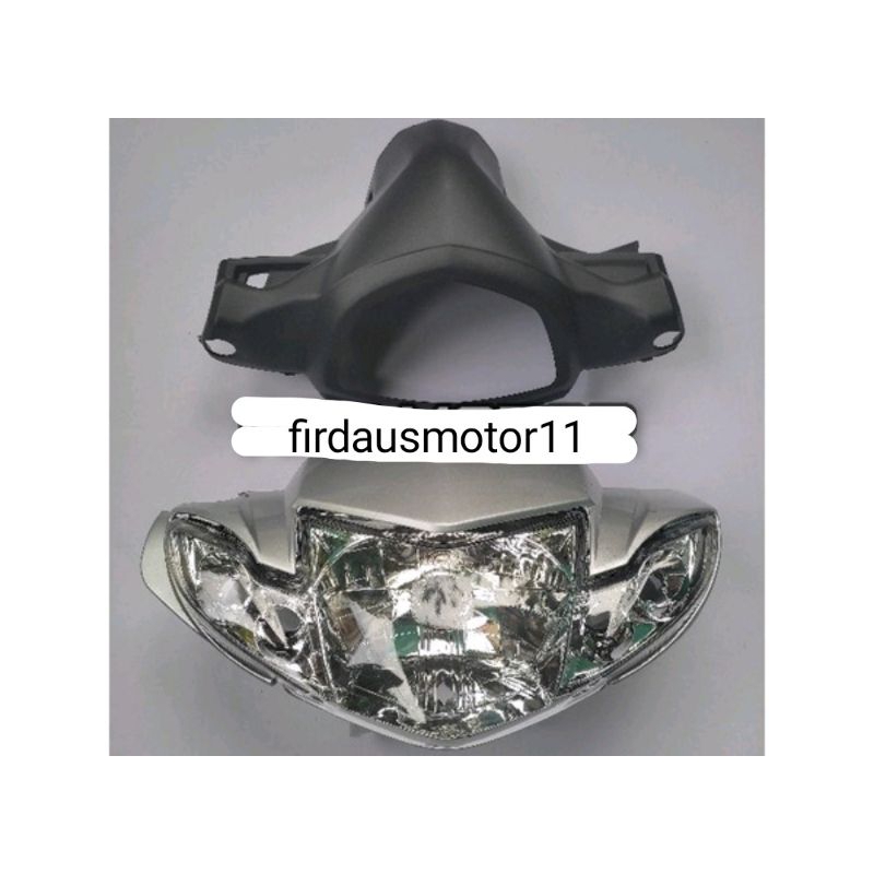 Jual BATOK KEPALA DEPAN BELAKANG SET LAMPU YAMAHA VEGA R NEW HITAM ...