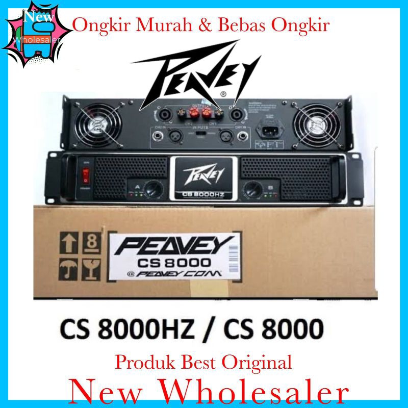 Jual power Amplifier Audio peavey cs8000hz cs 8000 8 ohm produk baru ...