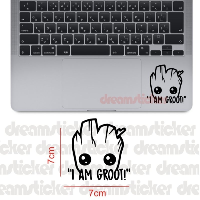 Jual Stiker I Am Groot Sticker Trackpad Laptop MacBook Decal | Shopee ...