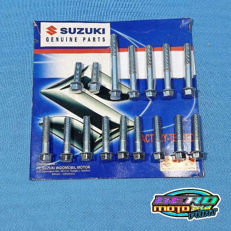 Jual 1set baut blok kanan kiri shogun 125 robot shogun 125 NR shogun axelo | Shopee Indonesia