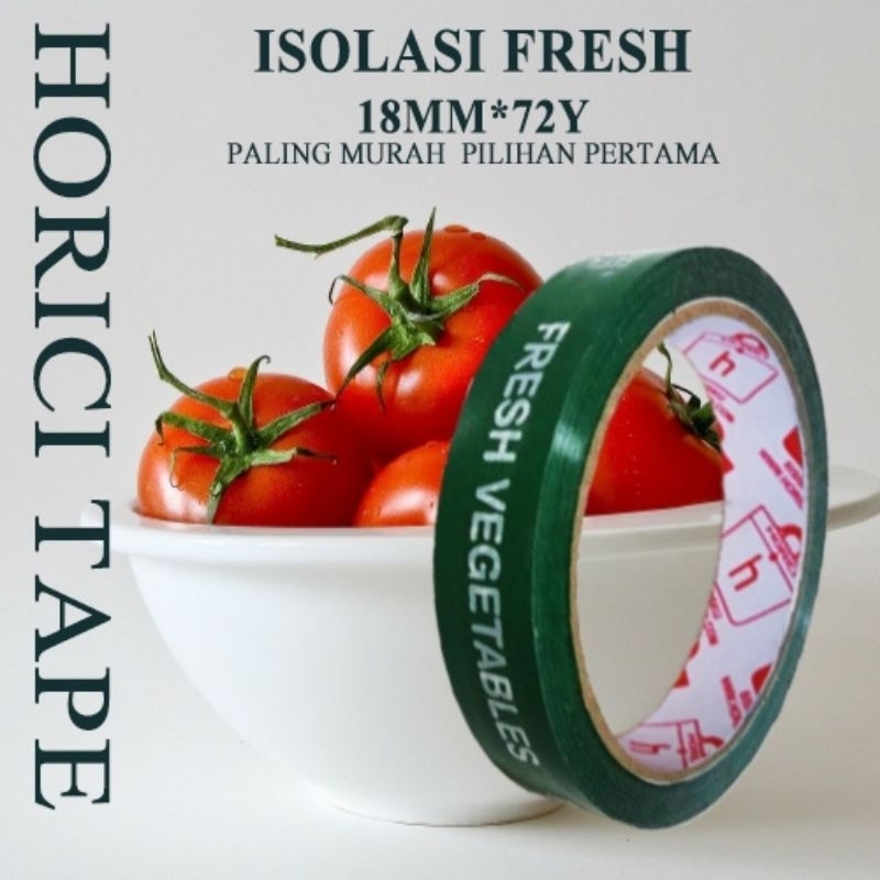 Jual Isolasi Sayur 12mm x 50Mtr Fresh Vegetable Sayur dan Buah Osc ...