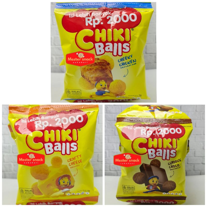 Jual Chiki Balls 1 Renceng (1 Renceng isi 10 pcs) | Shopee Indonesia