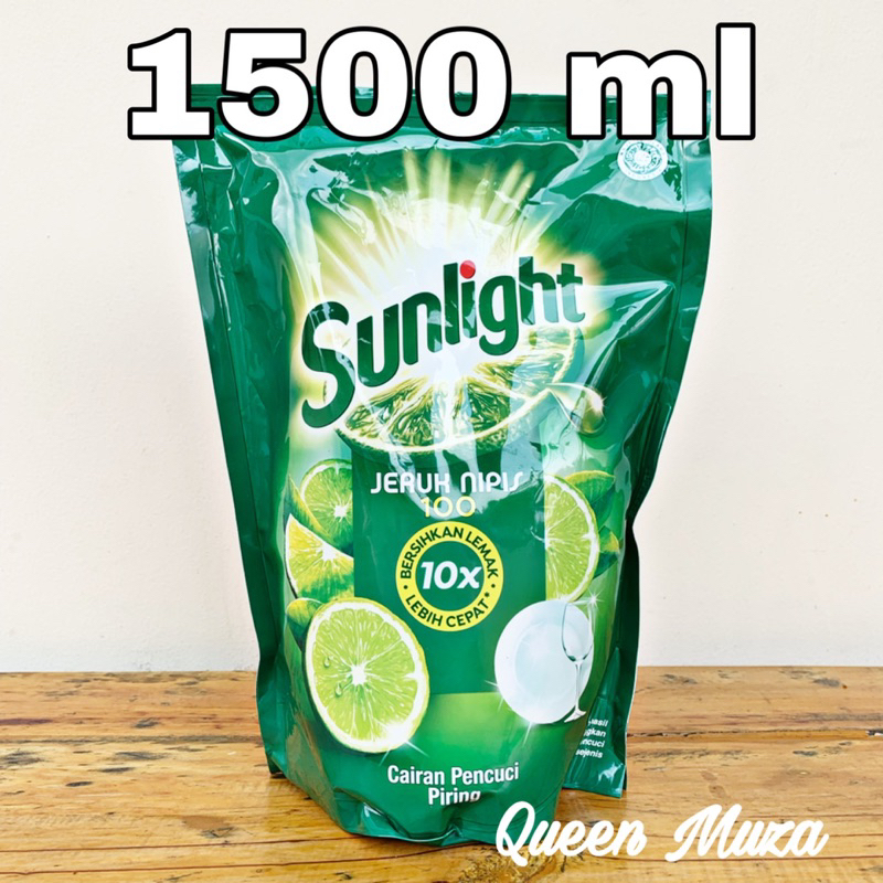 Jual Sunlight Jeruk nipis 1500ml sabun cuci piring | Shopee Indonesia