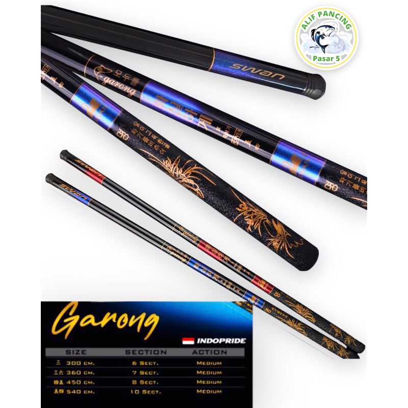 Jual Joran Tegek Swan Garong 360-450-540 | Shopee Indonesia
