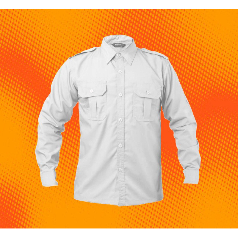 Jual KEMEJA PDL/PDH POLOS SERAGAM PRIA WANITA LENGAN PANJANG | Shopee ...