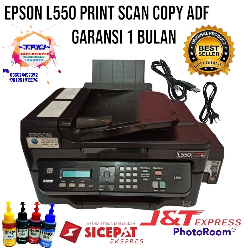Jual Printer Epson L550 Second Print Scan Copy ADF Garansi 1 Bulan ...