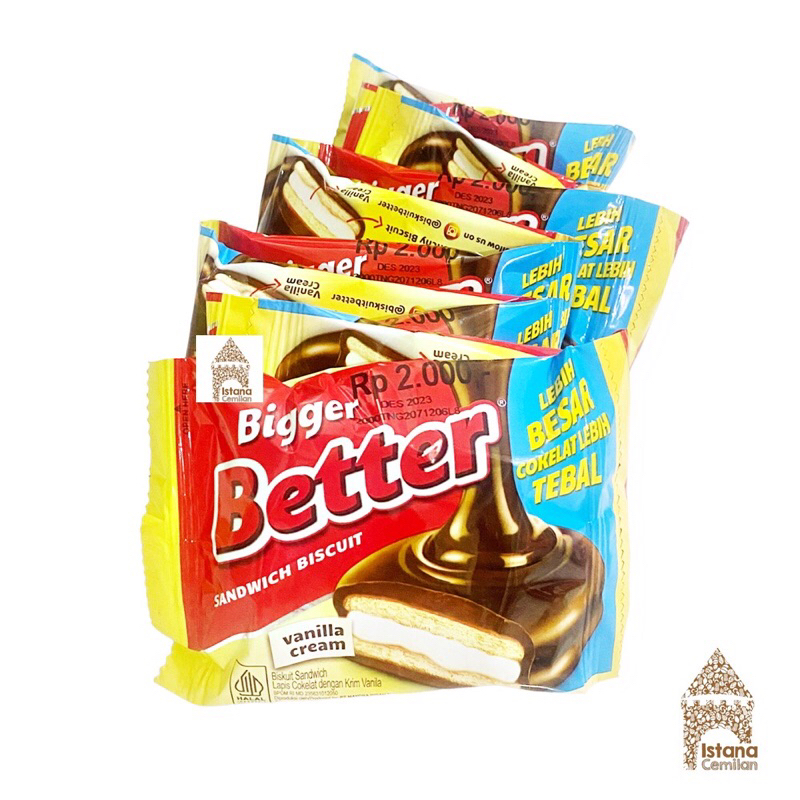 Jual Better Sandwich Biscuit Renceng - Netto 10 bks | Shopee Indonesia