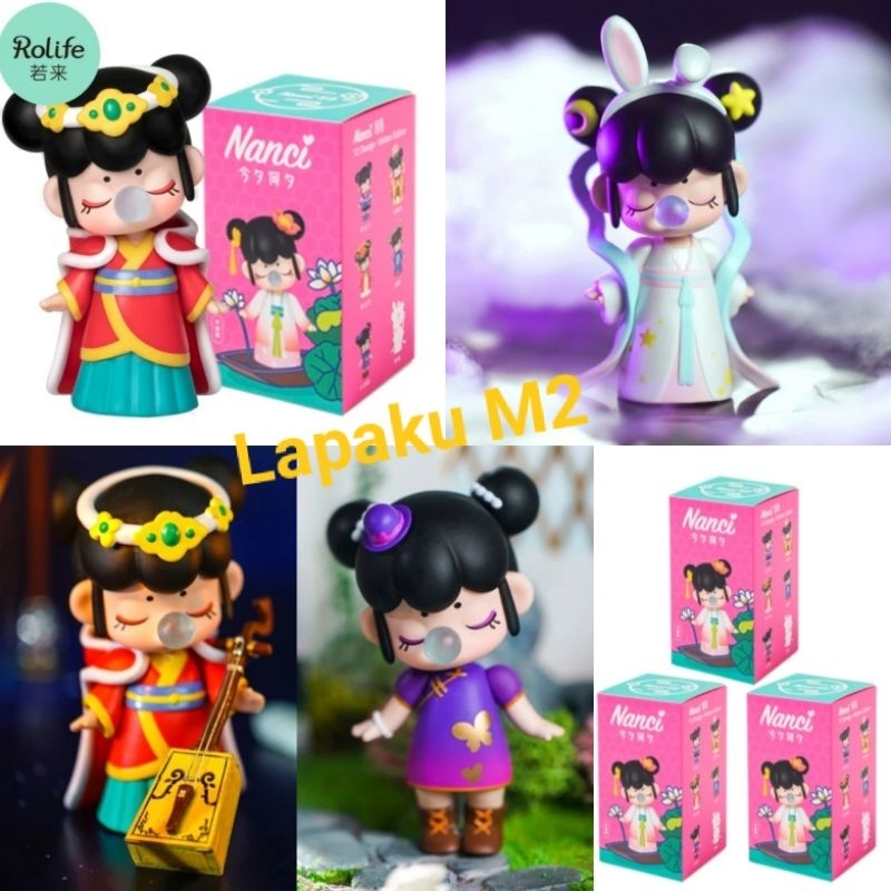 Jual Pop mart Robotime Rolife Nancy Blind Box Action Figure | Shopee ...