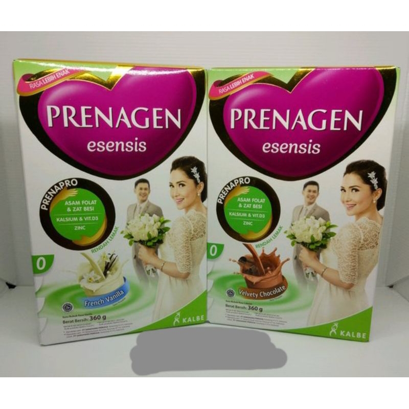 Jual PRENAGEN ESENSIS VANILA / COKLAT 360GR | Shopee Indonesia